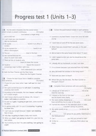 Going for-gold-upper-intermediate-unit-tests | PDF