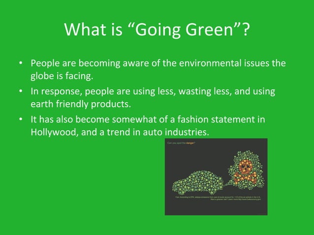 Going Green | PPS