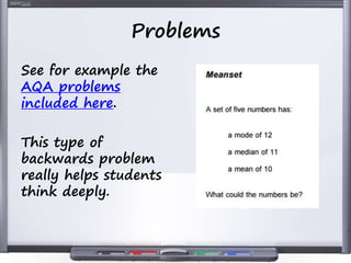 Good mathematicians Can Go Backwards! | PPT
