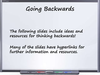 Good mathematicians Can Go Backwards! | PPT