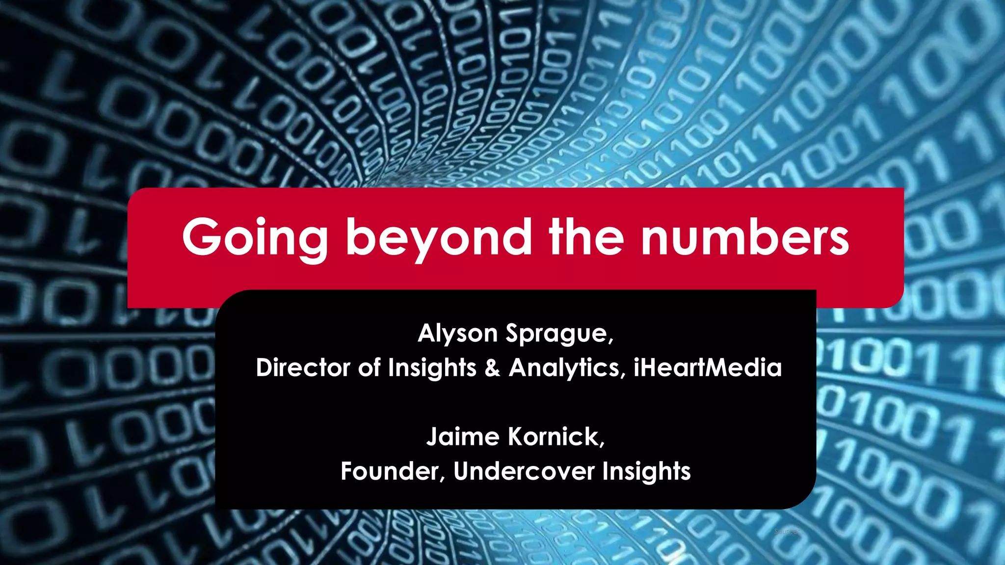 Going beyond the numbers | PDF