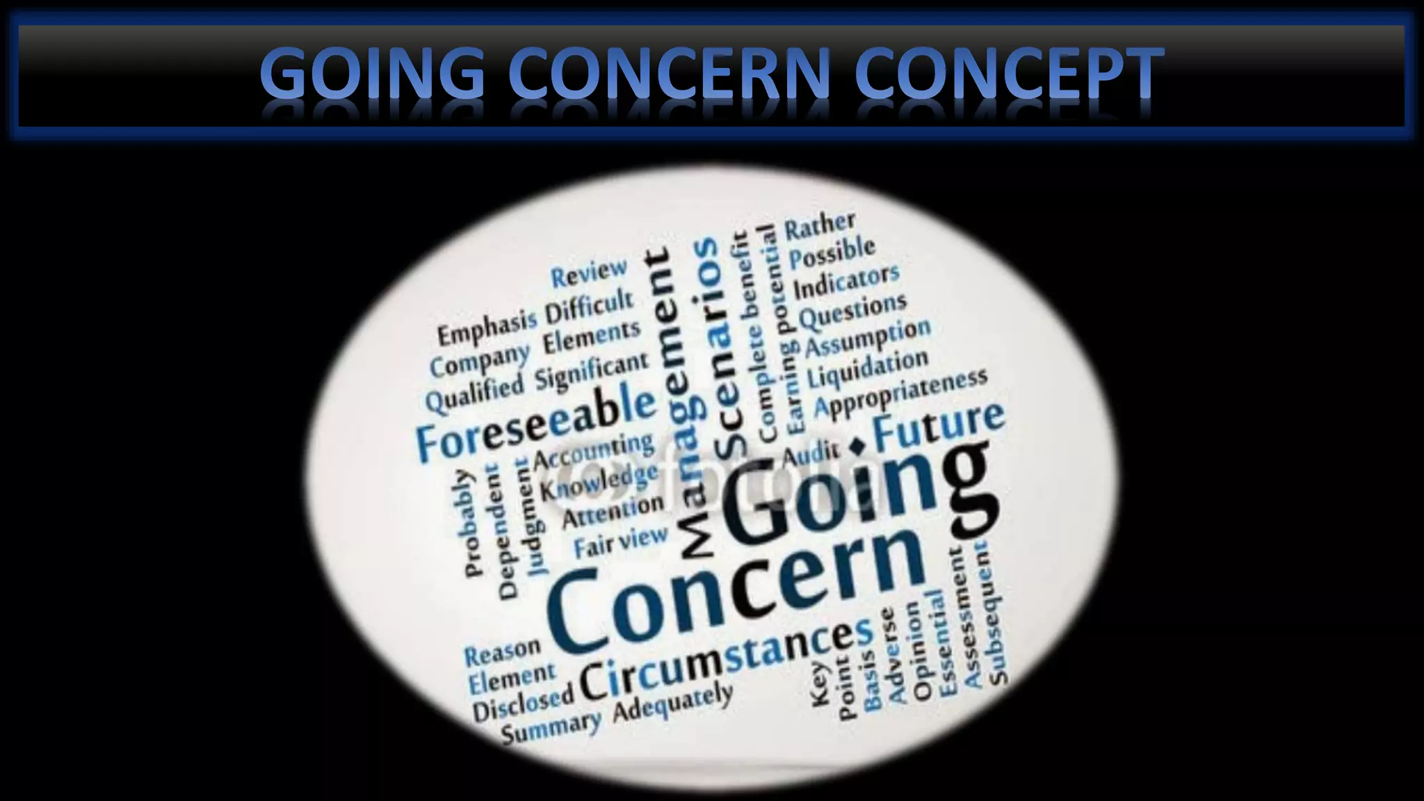 Going concern concept | PPTX