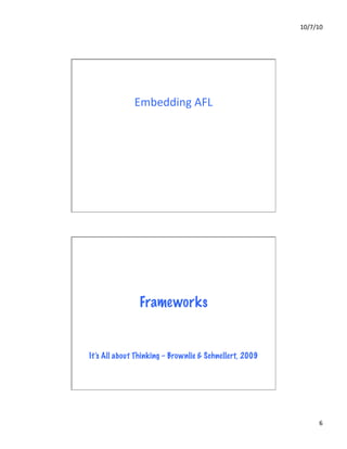 Going deeper with AFL - Vancouver, Oct.2010 | Educational Assessment ...