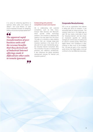 Going Digital: General Electric and its Digital Transformation | PDF