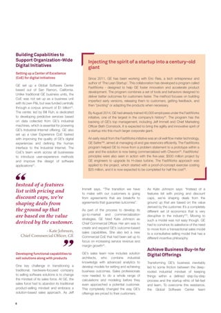 Going Digital: General Electric and its Digital Transformation | PDF