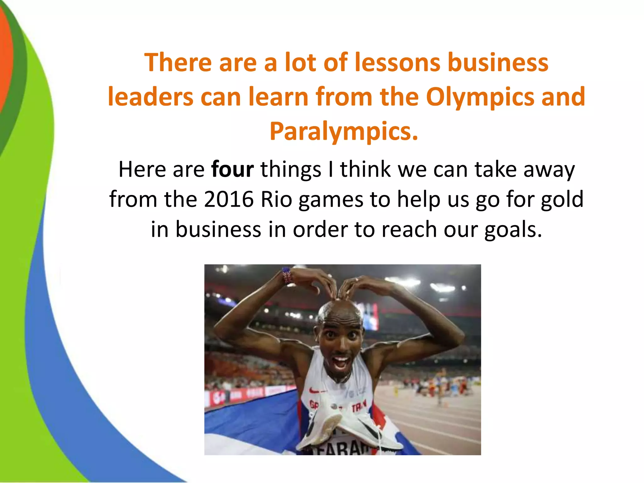 Going for gold in business | PPTX