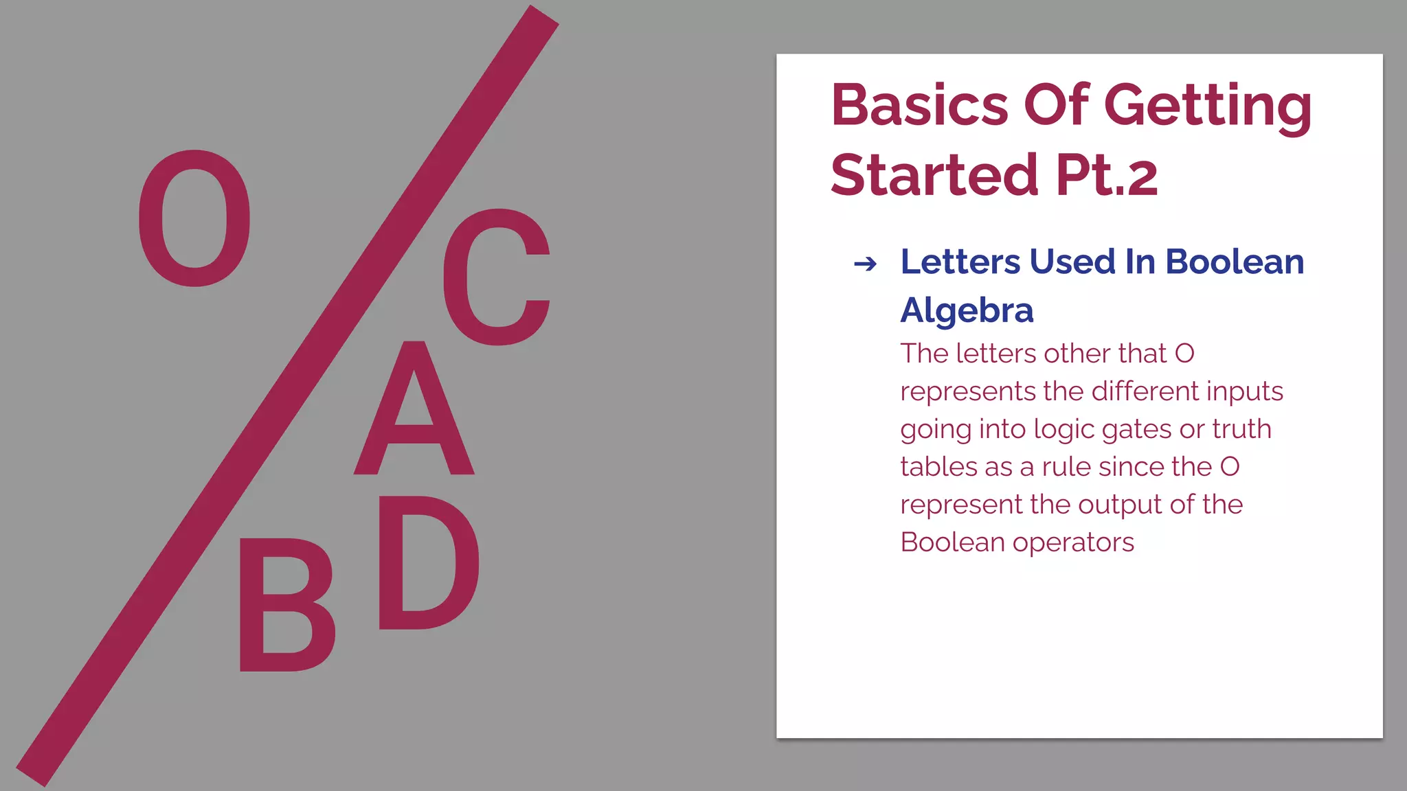 Boolean Algebra Presentation | PPTX