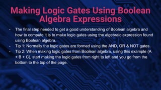 Boolean Algebra Presentation | PPT