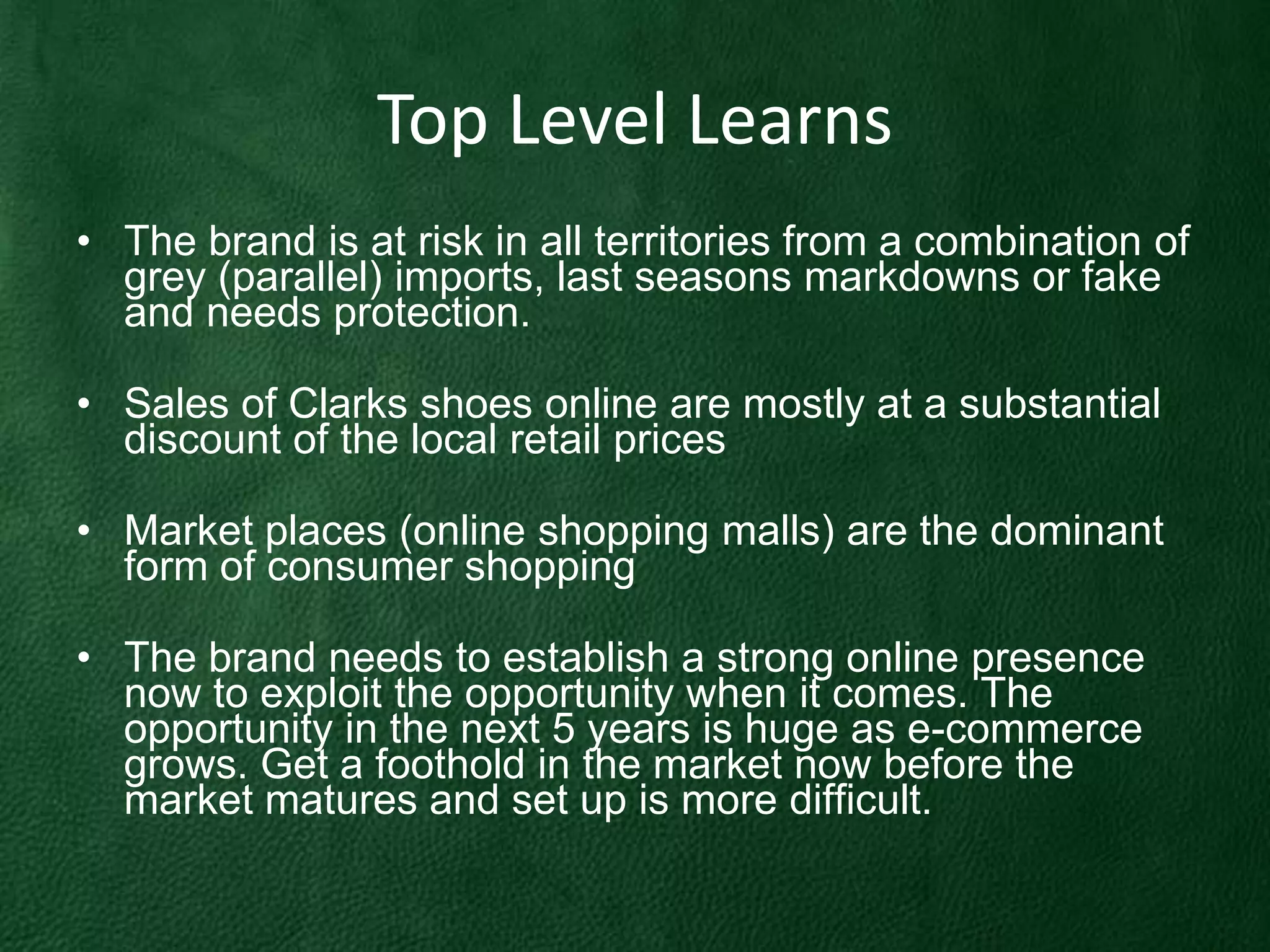 Going global - Clarks European ecommerce | PPT