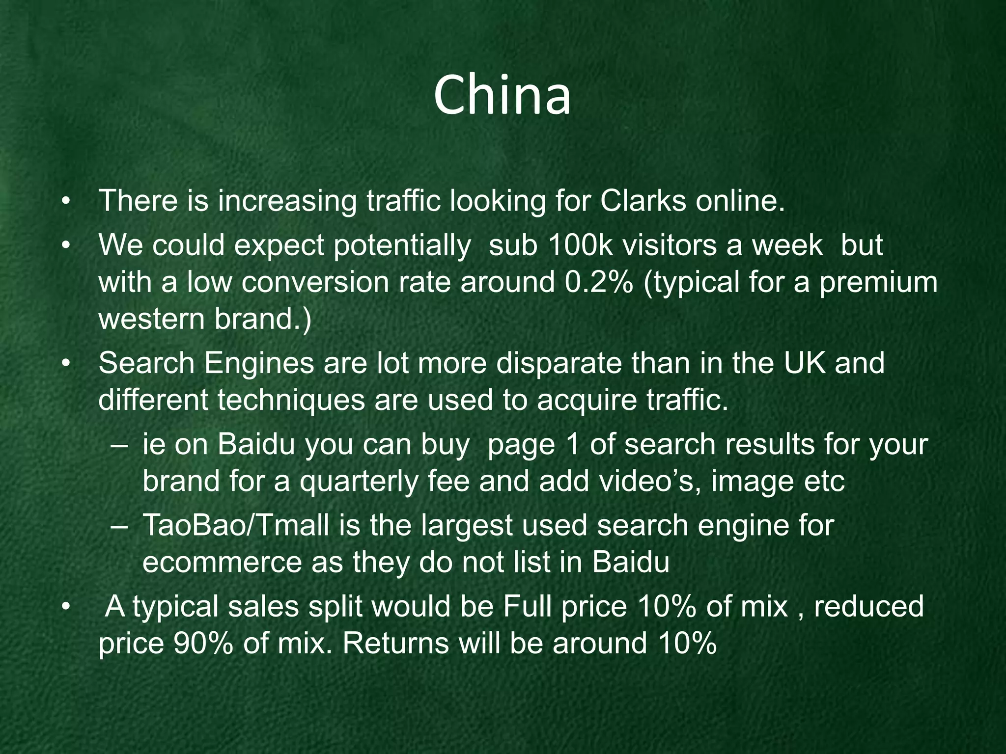 Going global - Clarks European ecommerce | PPT