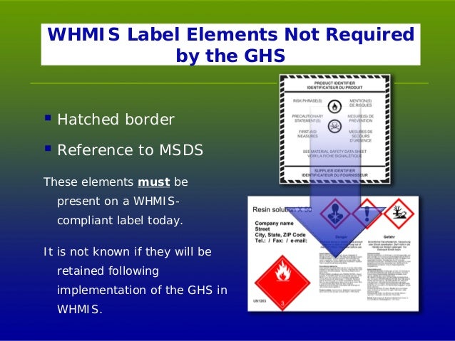 WHMIS and OSHA Labels