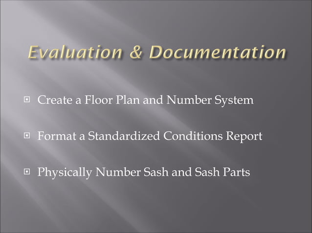 Going Green; Old Windows In A New World | PPT