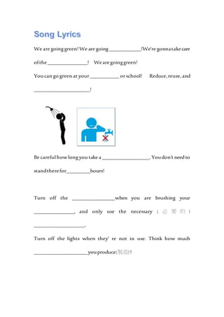 Going Green Song | DOCX