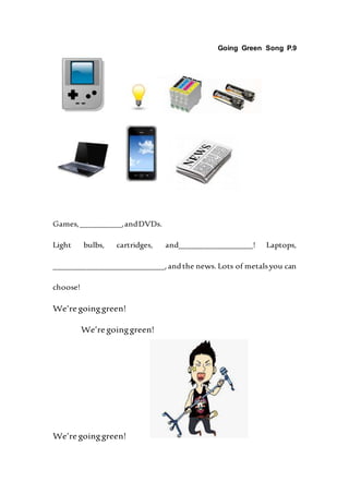 Going Green Song | DOCX