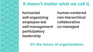 Going Horizontal: The path to better organizations and a better society ...