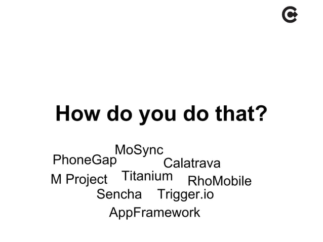Mobile App Development Going Hybrid Ppt