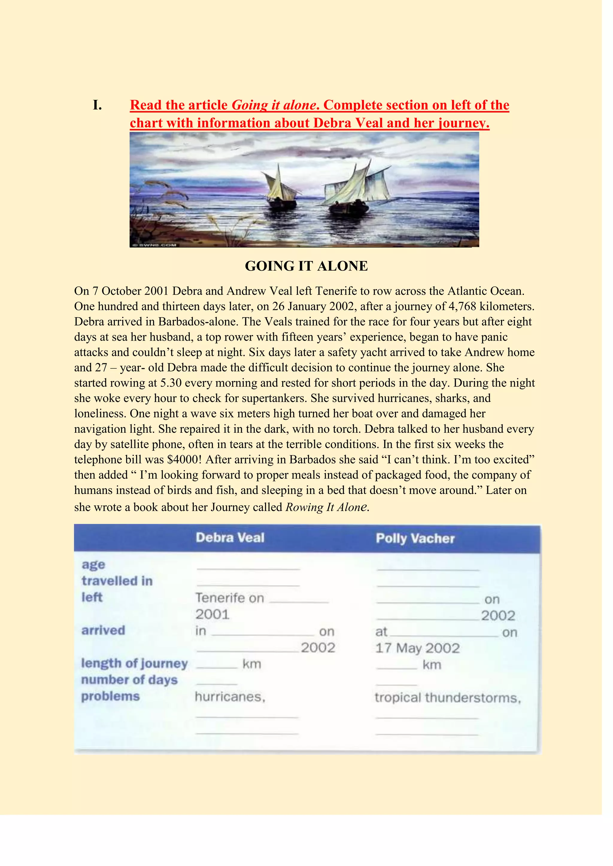 Going it alone | DOCX