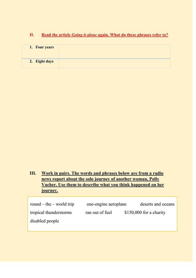 Going it alone | PDF