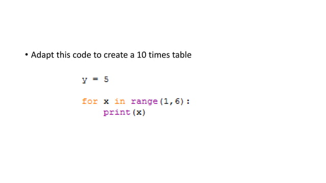 Going loopy - Introduction to Loops.pptx