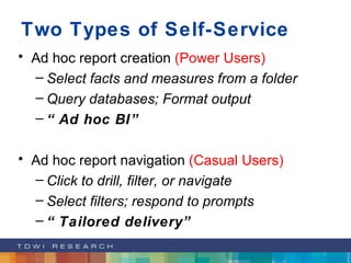 Going MAD: A Framework For Delivering Pervasive BI Solutions | PPT