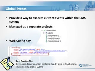 Using the Kentico CMS API | PPT