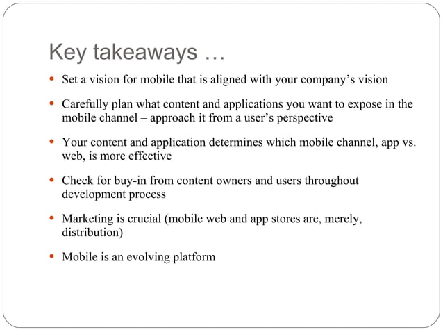 Going mobile practical guide share2 | PPT