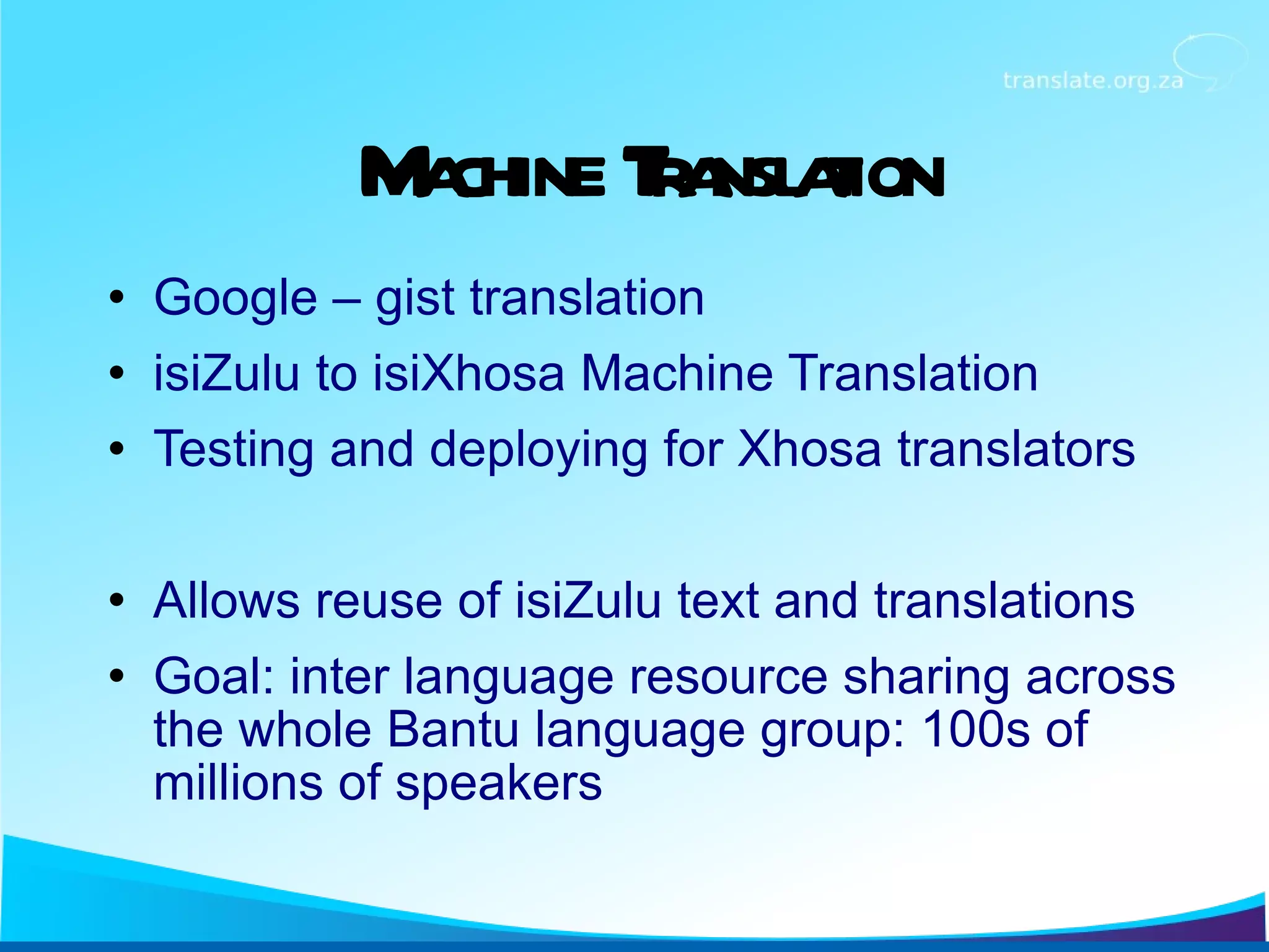 Translate.org Presentation | PPT