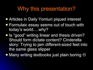 Going Multimodal in the Writing Classroom | PPT | Education