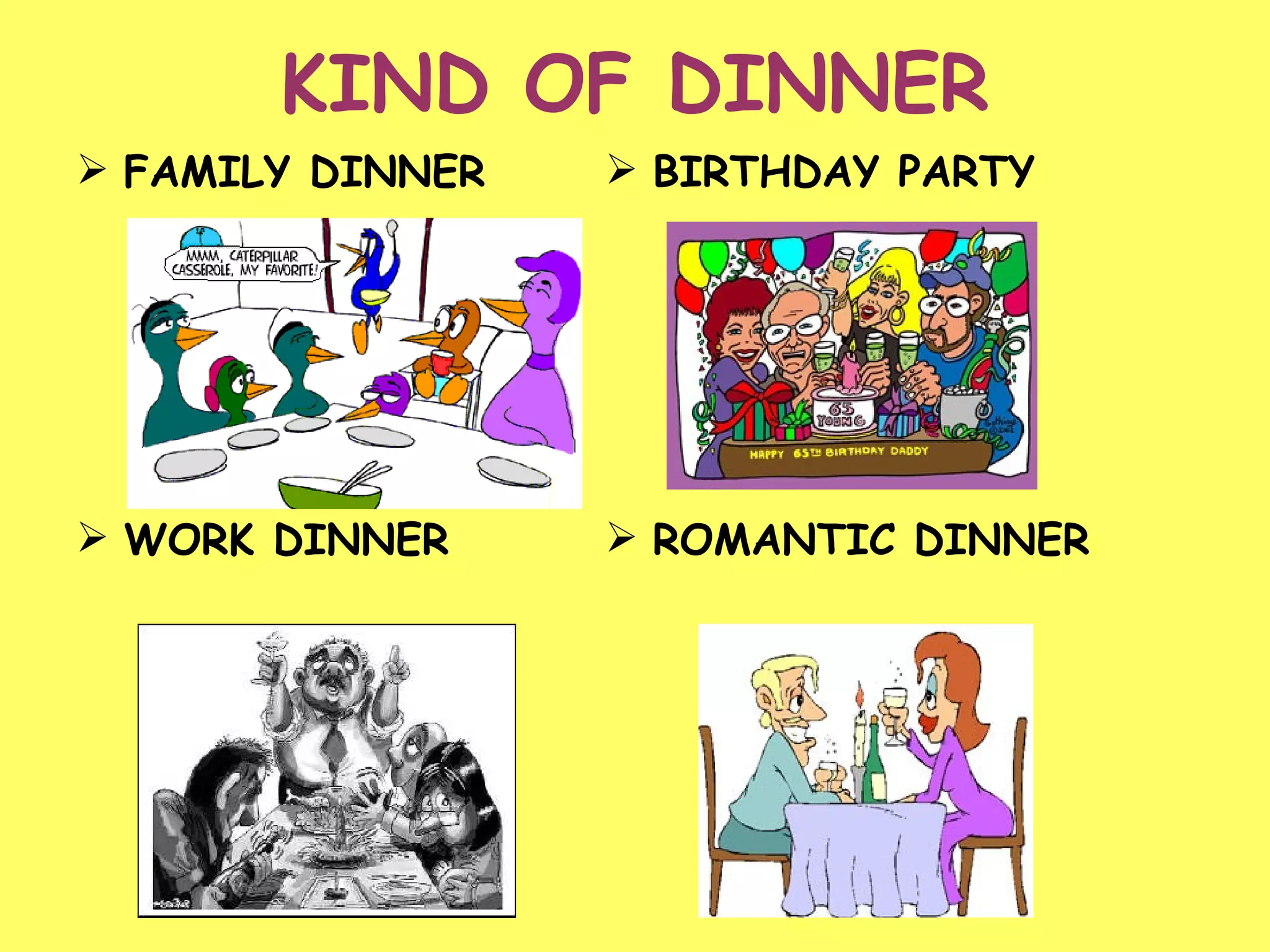 Going Out For Dinner | PPT