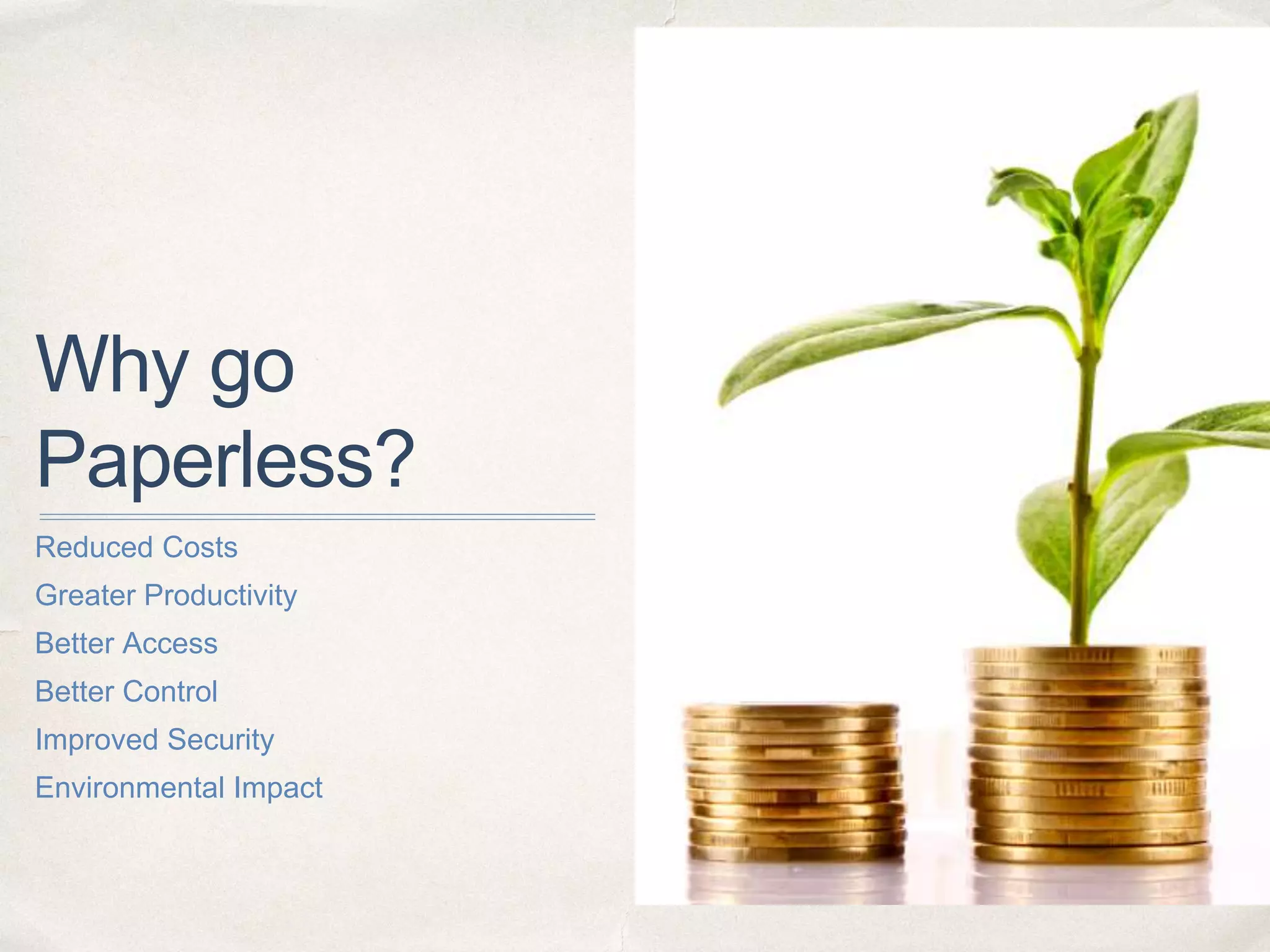 Going Paperless | PPTX