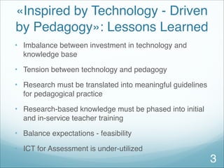 Going personal - How Emerging Technologies Can Support Individualized Learning | PPT