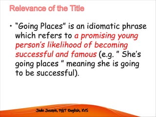 Going Places - A R Barton | PDF
