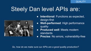 Going Platinum: How to Make a Hit API by Bill Doerrfeld, Nordic APIs | PPT