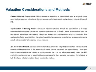 Fairness Considerations in Going Private Transactions | PPT