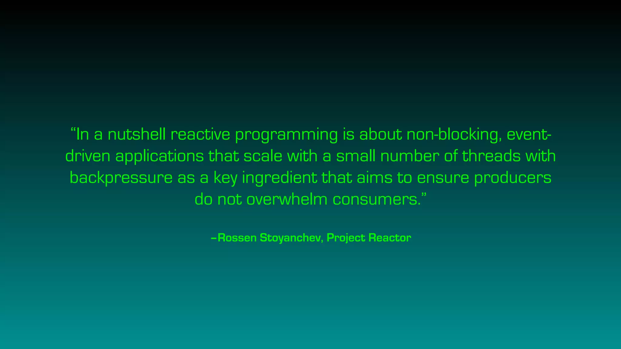 Going Reactive With Spring 5 And Project Reactor Ppt