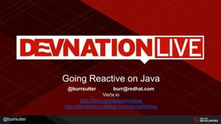Going Reactive with Java | PPT