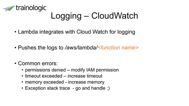 Going serverless with aws | PPT