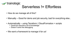 Going serverless with aws | PPT