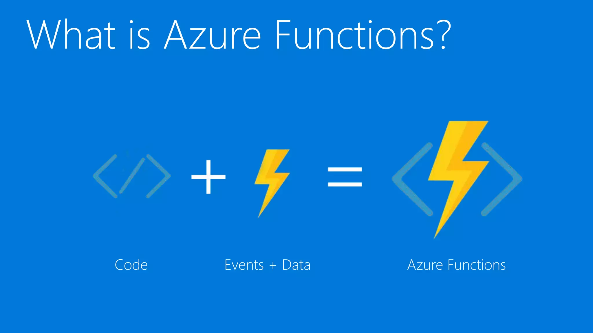 Going Serverless with Azure Functions #1 - Introduction to Azure ...