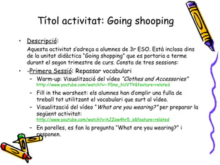 Going Shopping | PPT