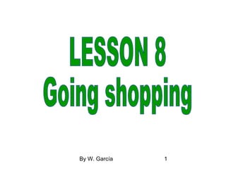 Going shopping. l8. | PPT