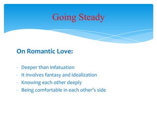 Going steady (TLE III) | PPTX