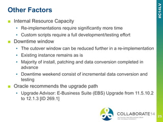 Going to R12? The Upgrading vs Reimplementing Decision | PDF