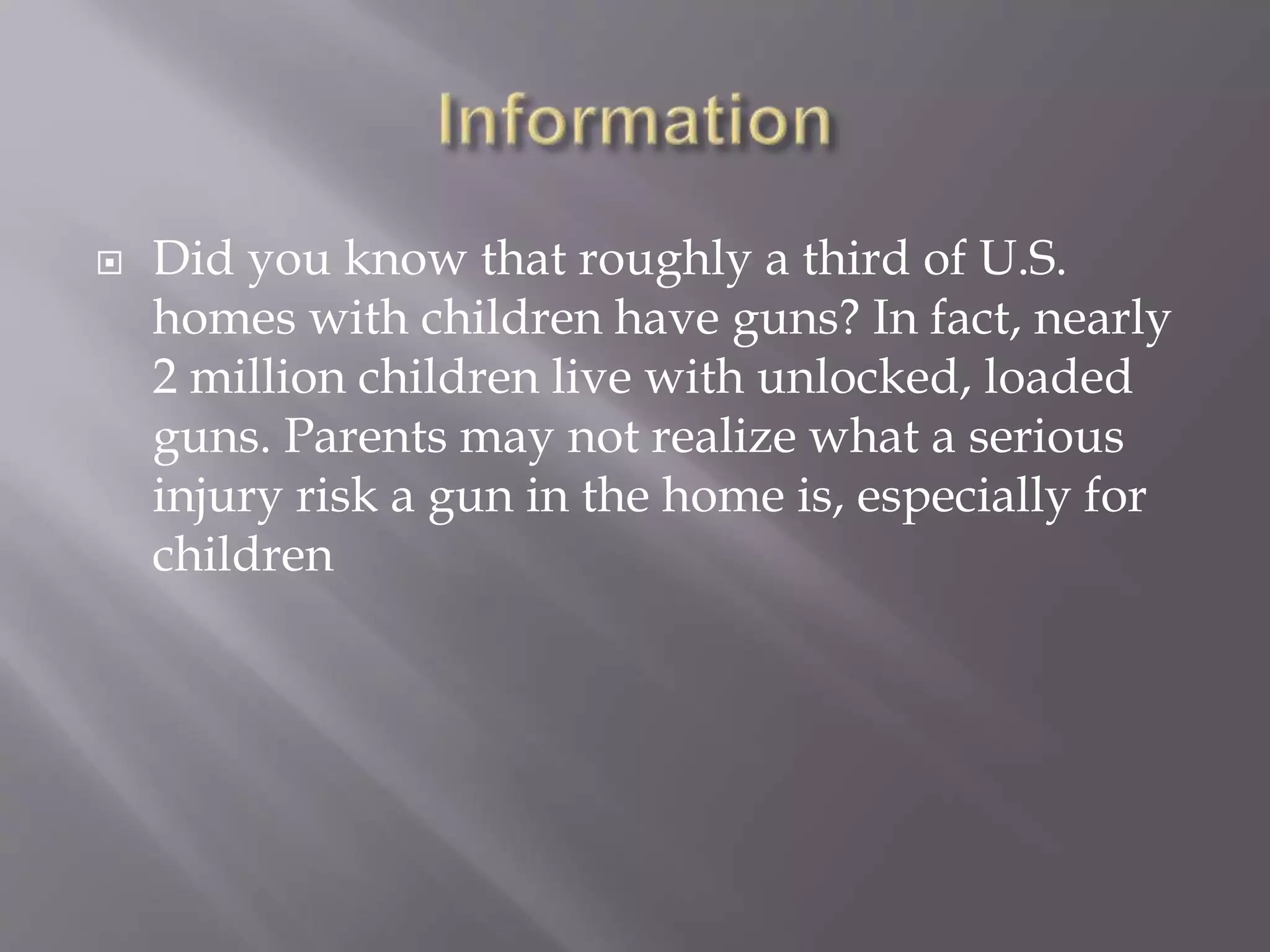 Going to talk gun | PPTX