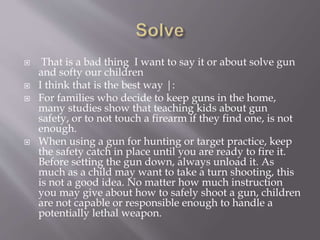 Going to talk gun | PPTX