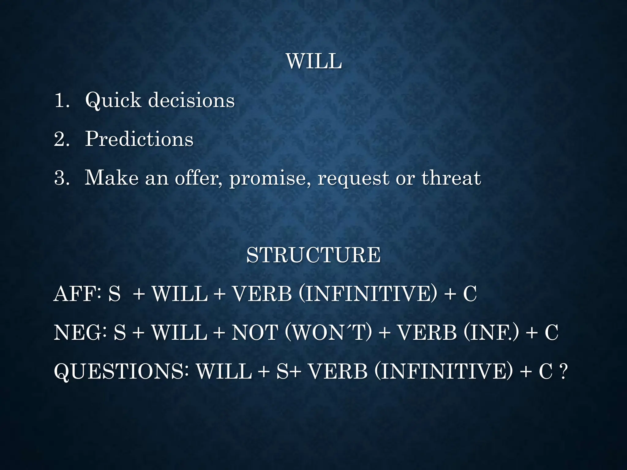GOING TO VS WILL FUTURE TENSE AND EXTRA PRACTICES | PPT