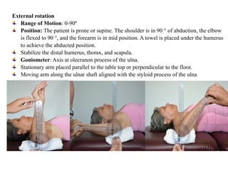 goniometer and range of motion lecture pptx | PPTX