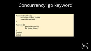 Lightning talk: Go | PPT