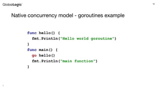 Go Is Your Next Language — Sergii Shapoval | PPT