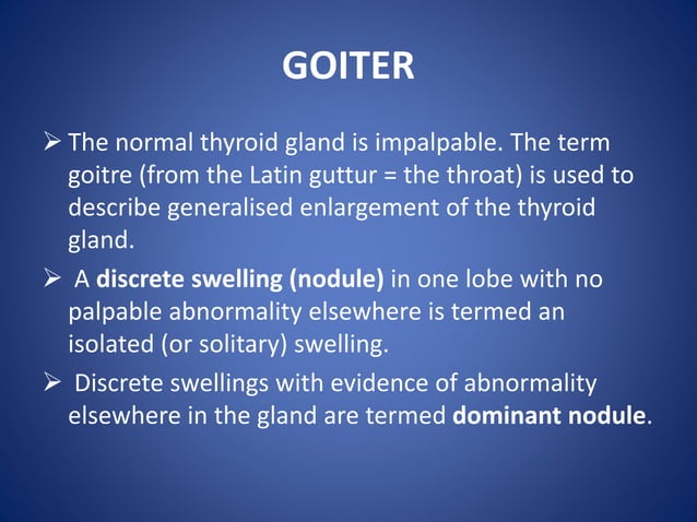 Goiter | PPTX